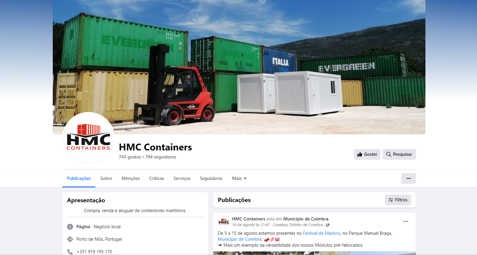 HMC Containers no Facebook – HMC Containers