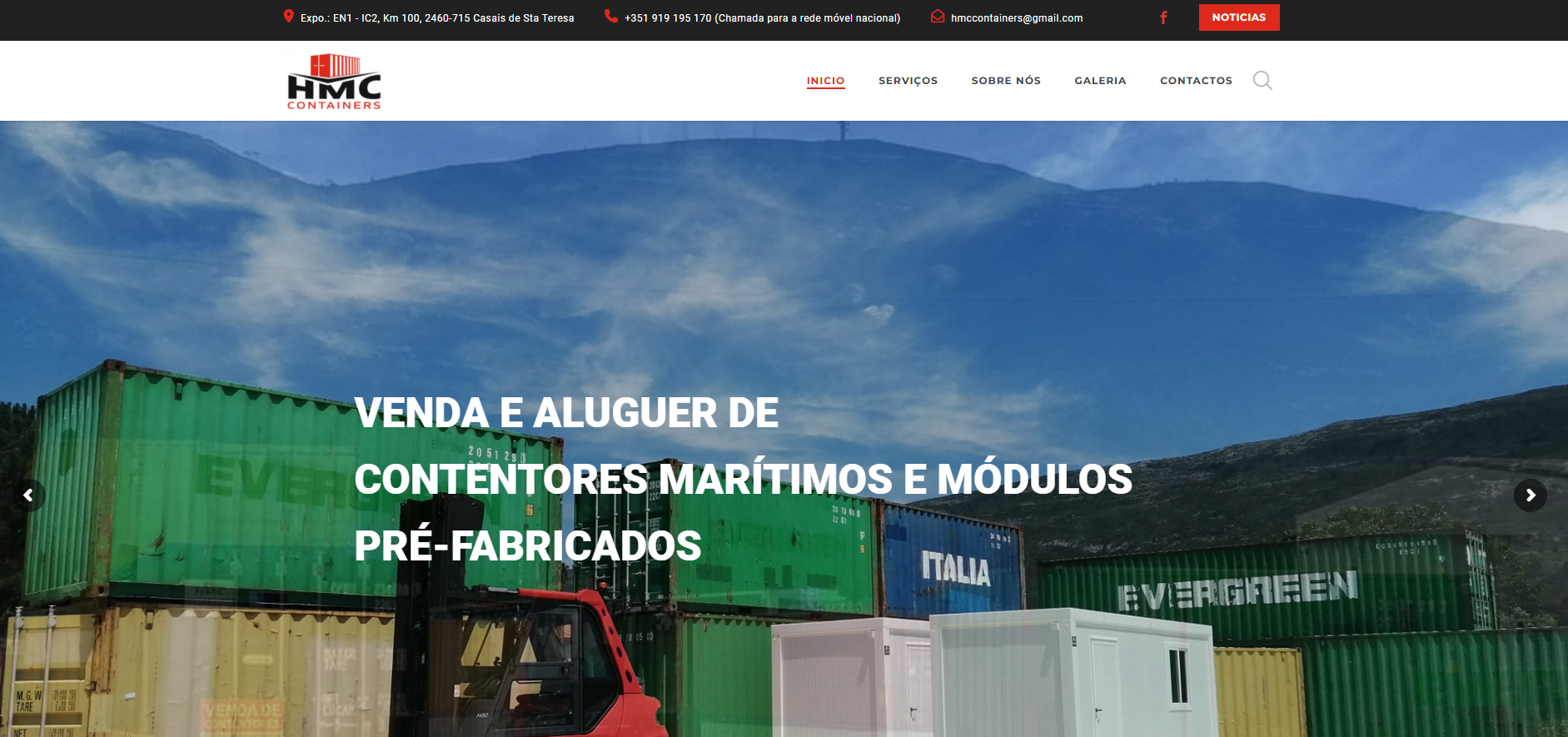 HMC Containers, o Nosso Website! – HMC Containers